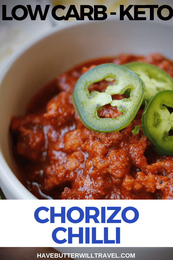Keto Chilli - Simple & Delicious - Have Butter will Travel