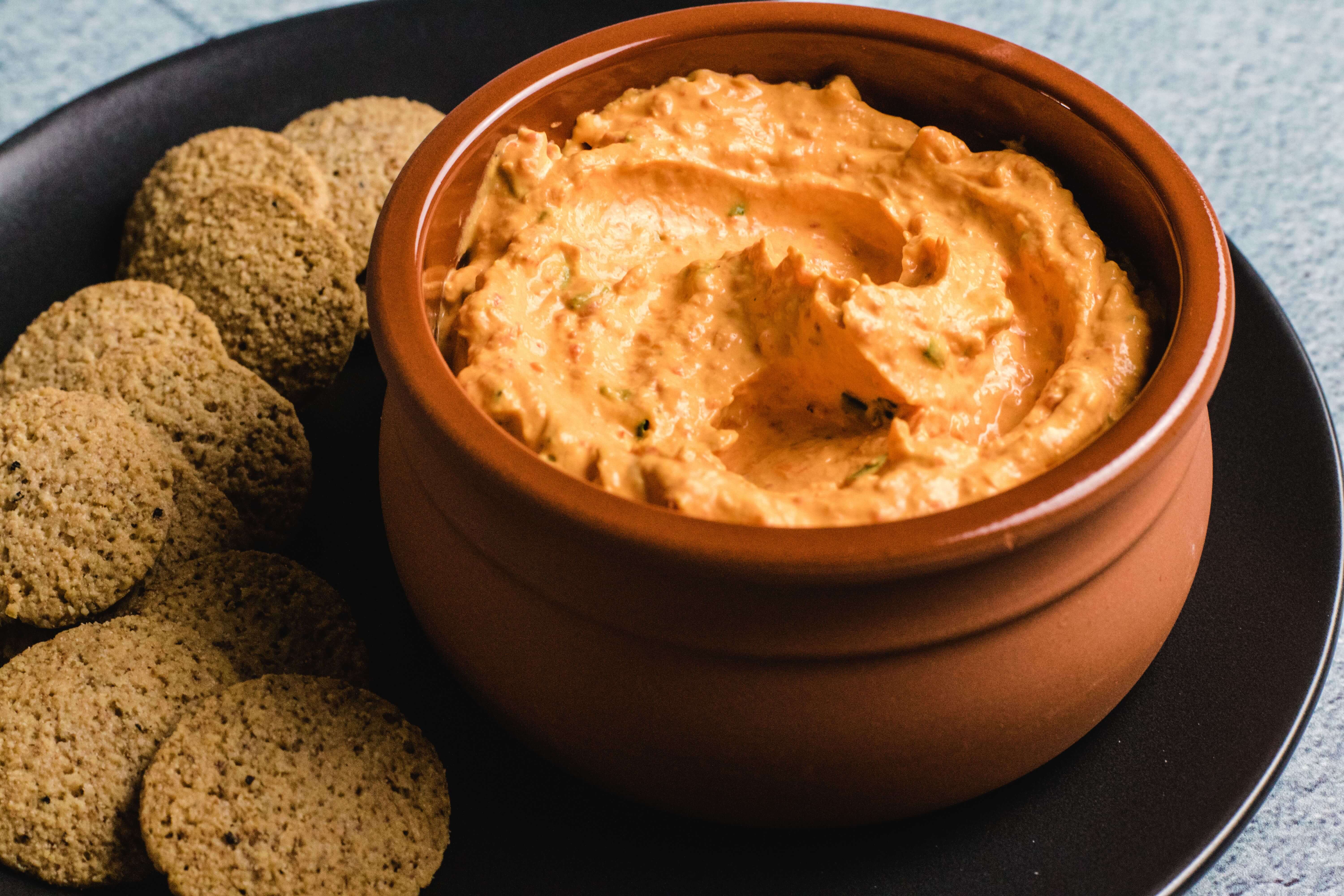 Roasted Capsicum Dip - Have Butter Will Travel