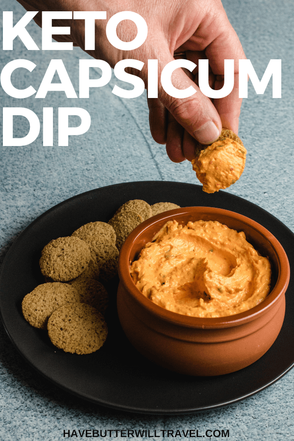 Roasted Capsicum Dip - Have Butter Will Travel